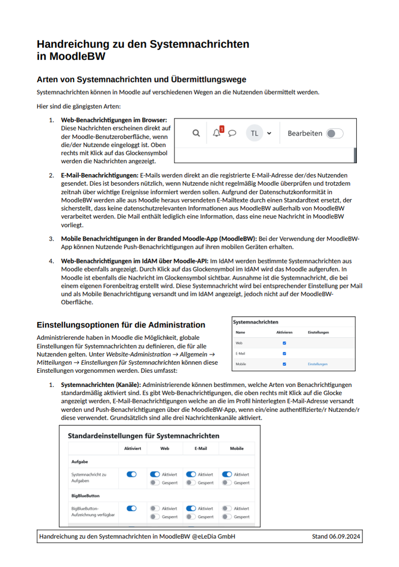 Moodle BW Anleitungen - IBBW